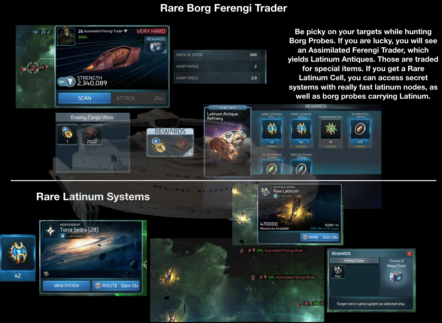 NCC1887 Educational Library: Borg #9 - Rare Borg Trade Ships