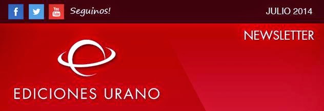 Lectura Juvenil y Adulta: Novedades Julio 2014 Editorial Urano