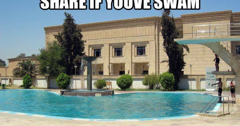Swimming in Saddam Hussein's Pool