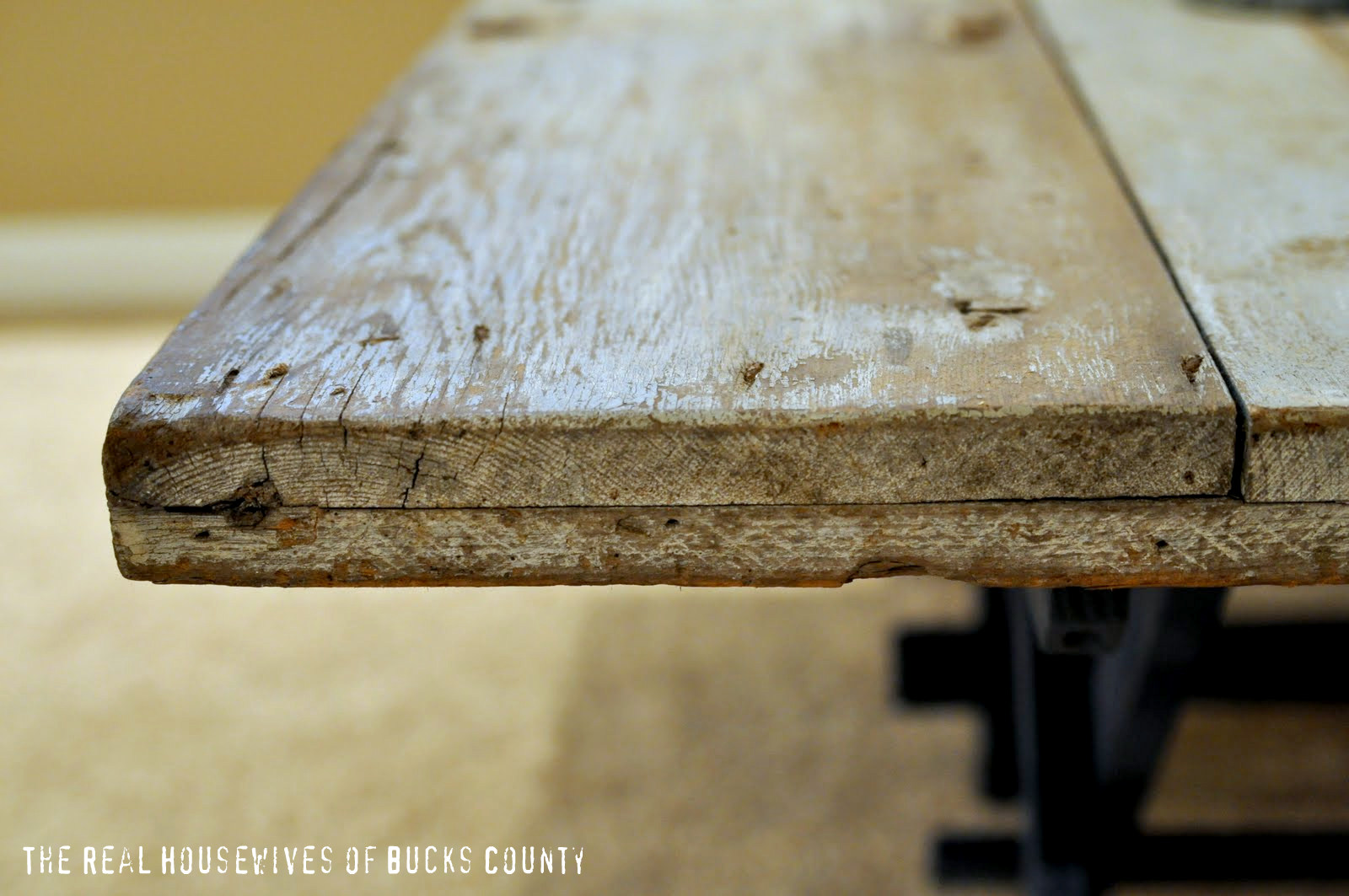 DIY Barn Meets Beach Coffee Table | East Coast Creative