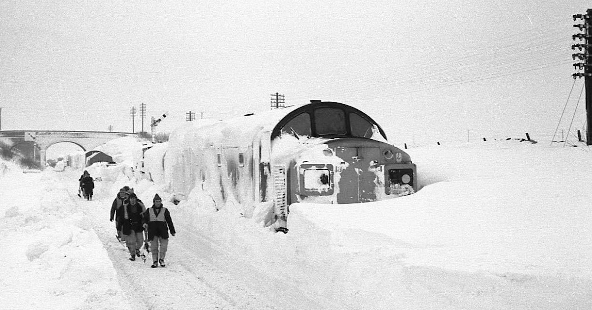 Settle Station Water Tower: 1979 Snow
