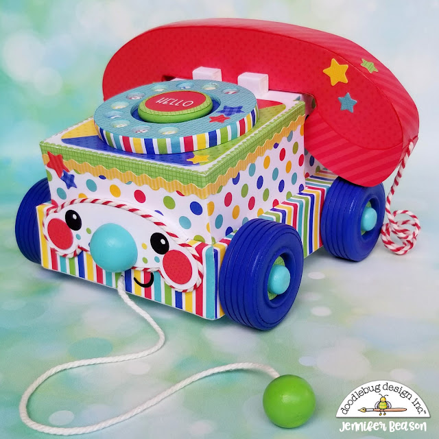 Doodlebug Design Inc Blog: BAR-B-CUTE - CHATTER TELEPHONE | with Jennifer