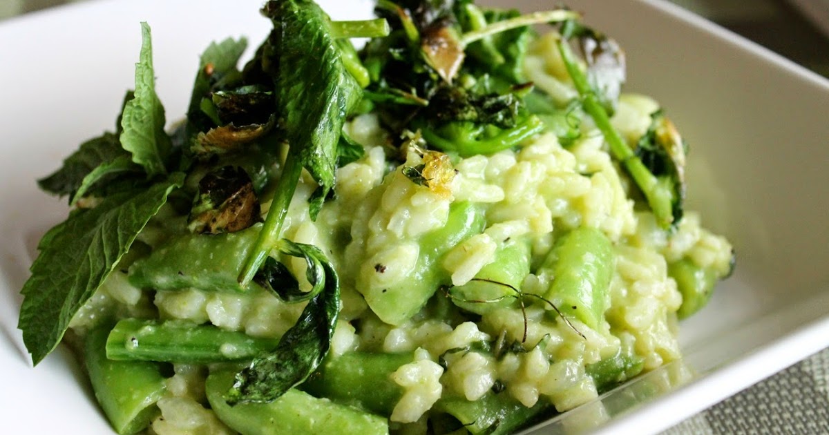 Cook In / Dine Out: Peas 3-Ways Risotto with Mint