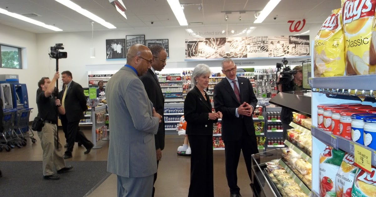 The Sixth Ward: Health and Human Services Secretary visits Walgreens