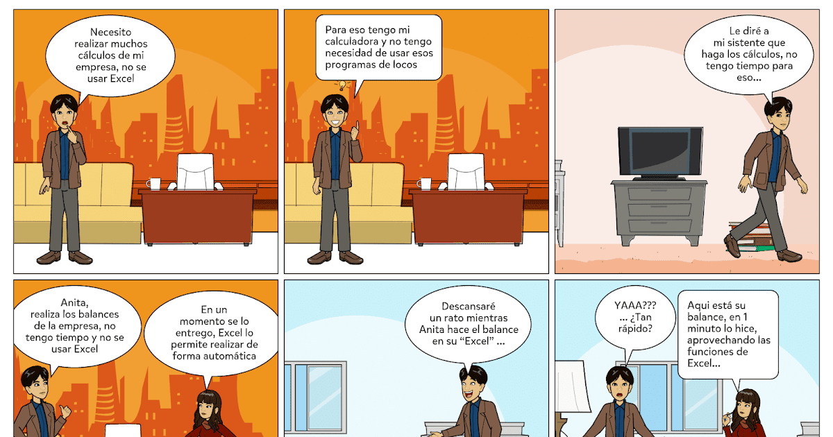 Excel para todos: Cómic: Importancia de saber usar Excel