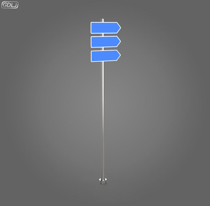 23 Street Signs | Low Poly | Layth Jawad