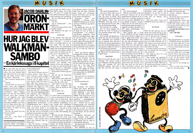 Farbror Punk minns sitt 80-tal: Hur jag blev Walkman-sambo - Jacob Dahlin