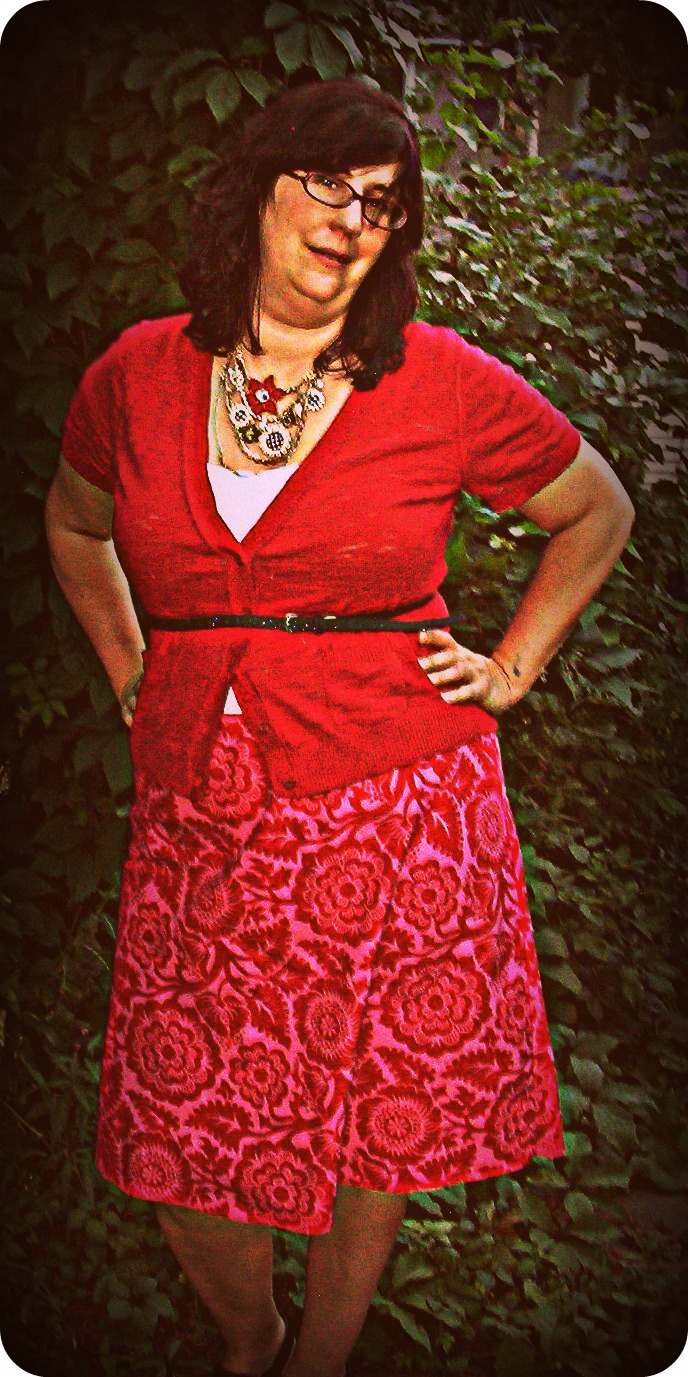 Schmatte Blossom Blockade Bias Skirt schmatte-blossom-blockade-bias-skirt