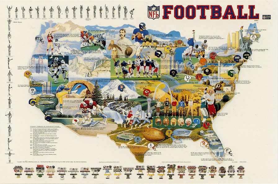 One For The Road: An Awesome Old NFL Map