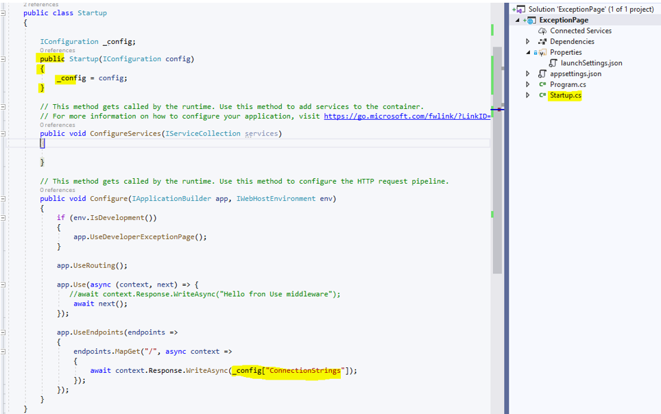 .Net Blog by Asif: Part 9: Launch Setting and App setting Json File