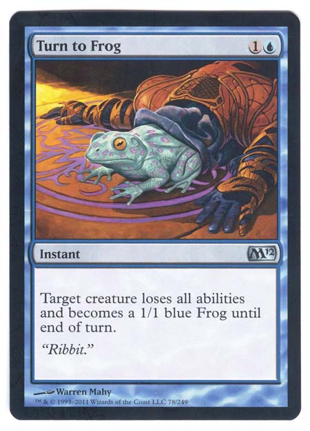 Magic the Gathering Adventures: M12 Blue non-creatures 1 of 2