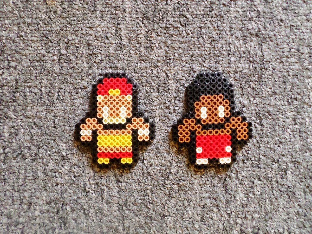 Long Black Fingers : More WWE Perler Beads