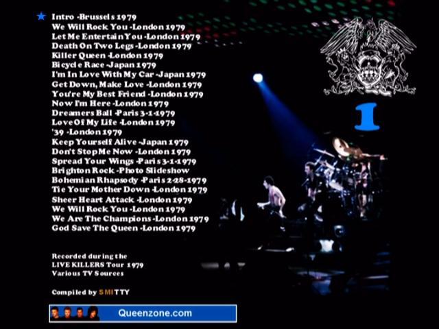 T.U.B.E.: Queen - Live Killers - Box Set (4xDVDfull pro-shot) authored ...