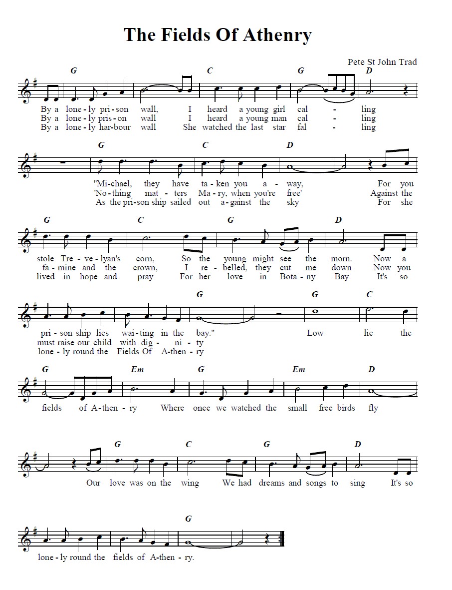 Bouzouki GDAE: The Fields Of Athenry