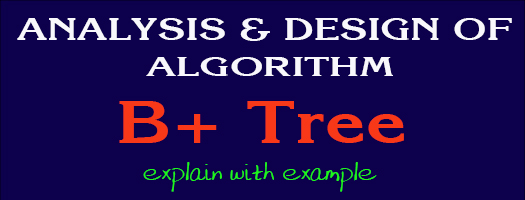 B+ Tree - Online Free Education in India - vrakshacademy