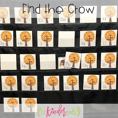 KinderGals: 6 Ways to Use the Pocket Chart in the Fall