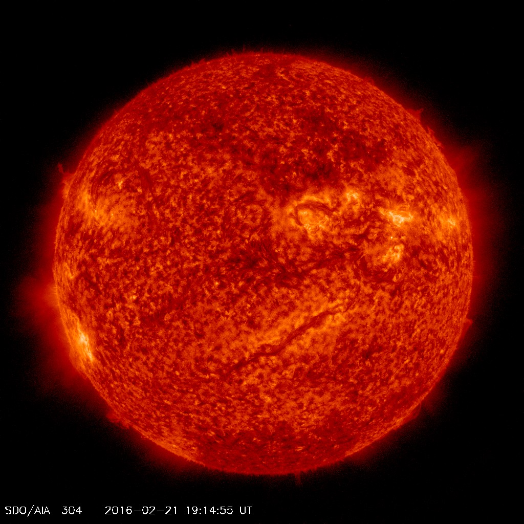 astronomia: El Sol hoy (21-02-2016)