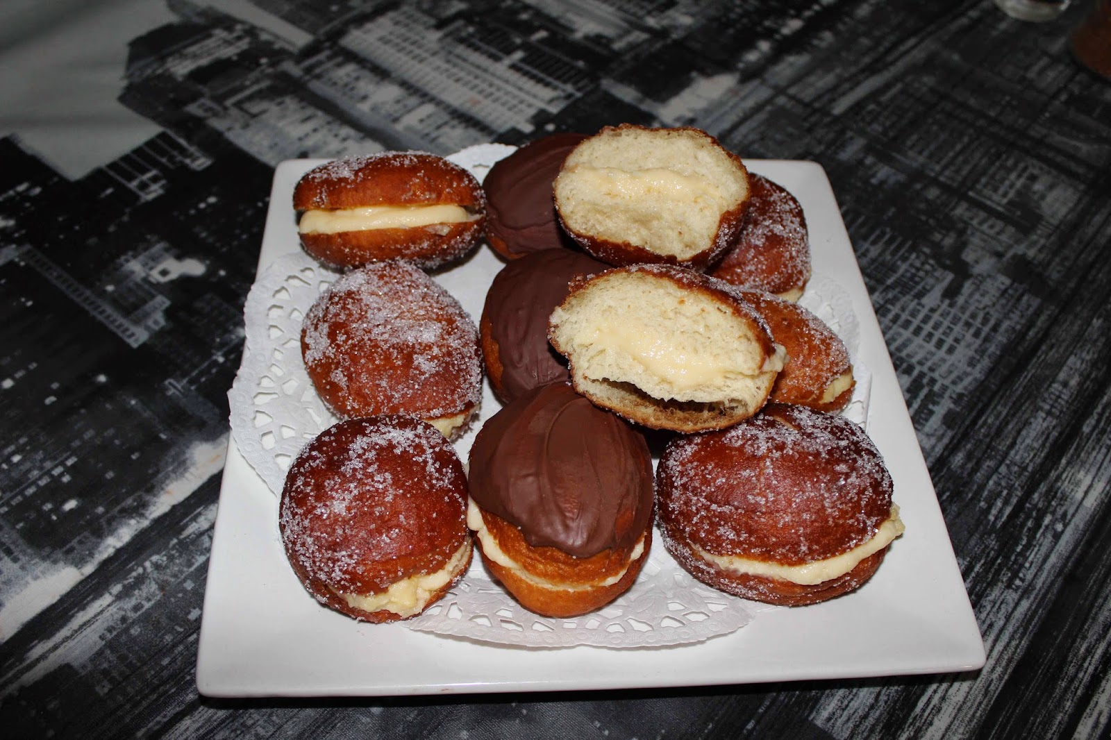 Dulces Postres de Anita: Bombas rellenas de Crema Pastelera
