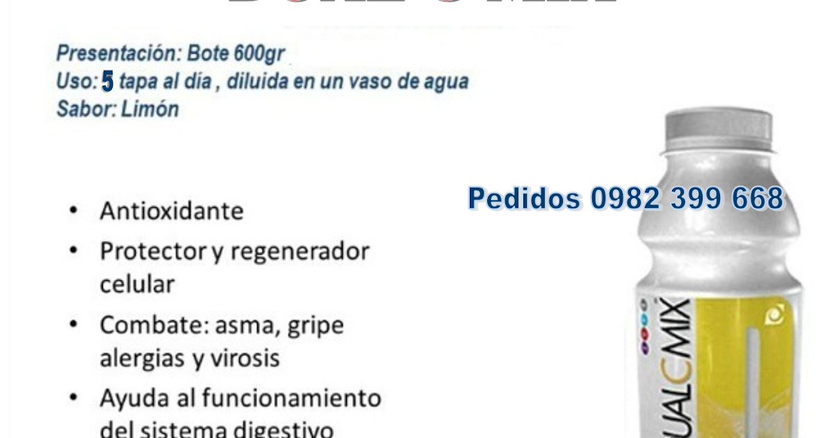 PRODUCTOS OMNILIFE NUEVOS PACKS AVANZADOS: DUAL C MIX