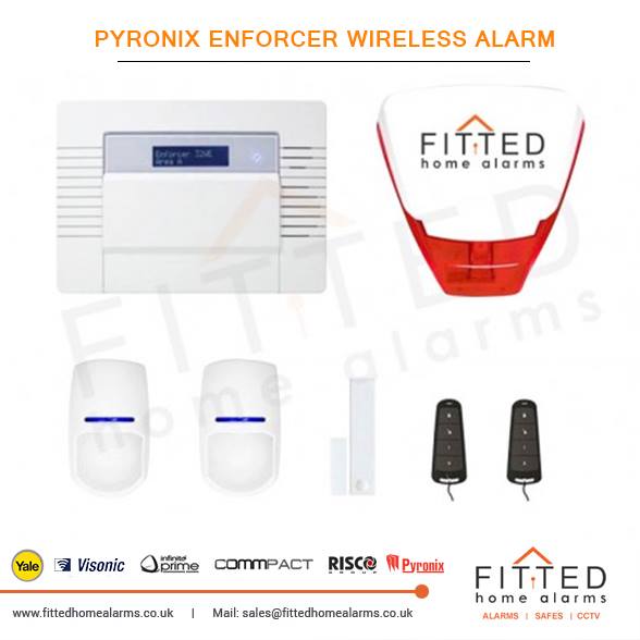 Fitted Home Alarms VisonicPowermaster : Pyronix Enforcer Wireless Alarm