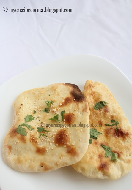 Mye's Kitchen: Naan Recipe - How to make Butter Naan in Oven