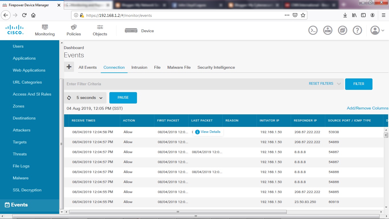 My Network Security Journal: Cisco FTD Dashboard Monitoring and ...