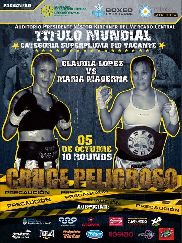 Boxeadoras Argentinas: Claudia López y María Elena Maderna listas para ...