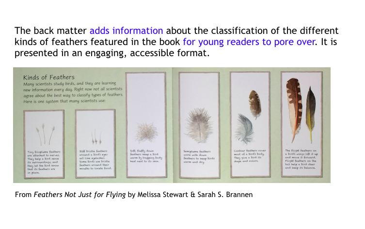 PICTURE BOOK FOCUS Creating Compelling Back Matter - Words&Pictures