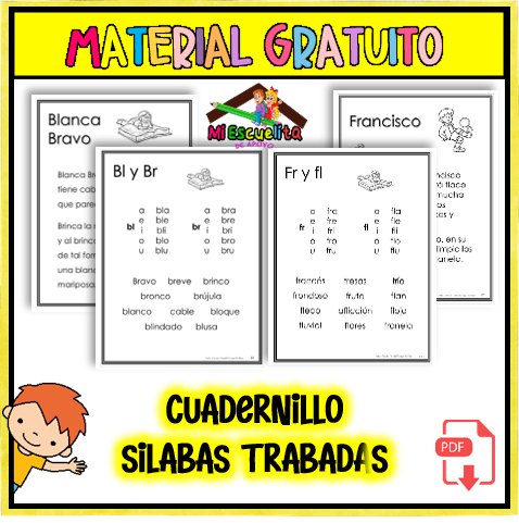 Lecturas sílabas trabadas para imprimir pdf