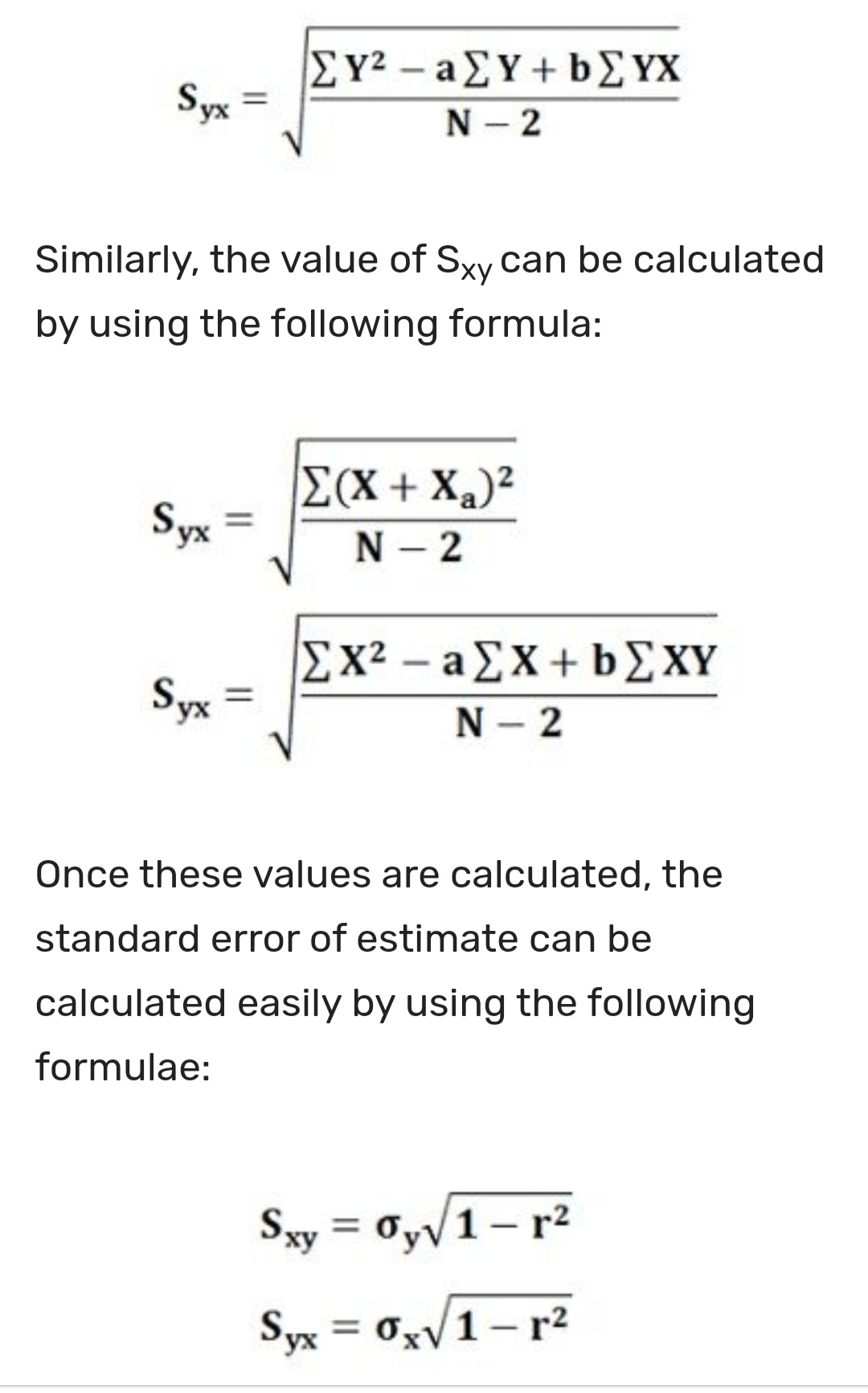 standard error of estimate-How can the standard error of estimate ...
