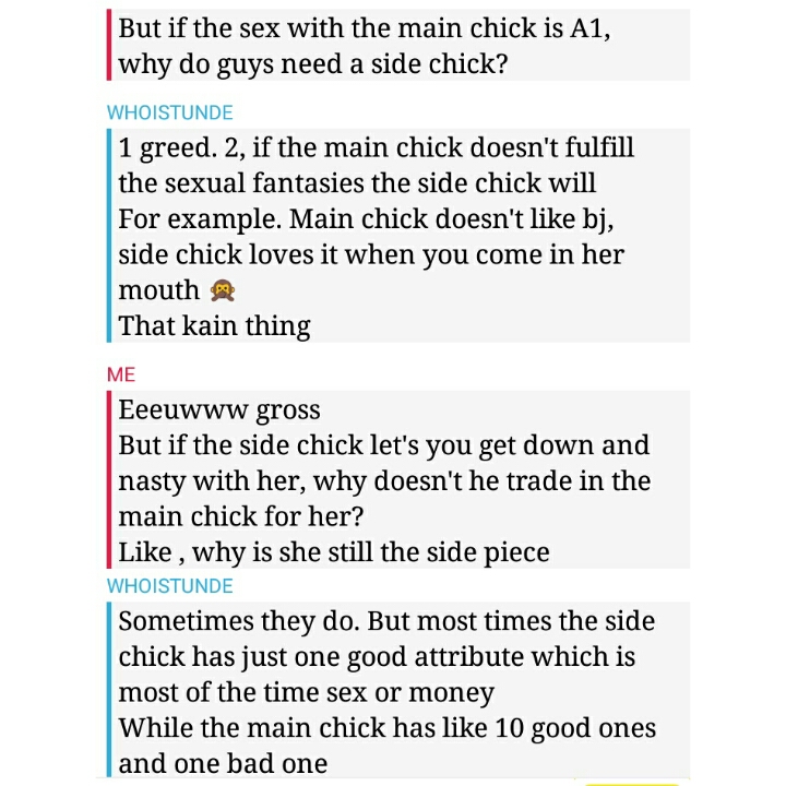 Side Chicks: 7 Reasons Why She's The Main Chick, Not You - SophieStylish