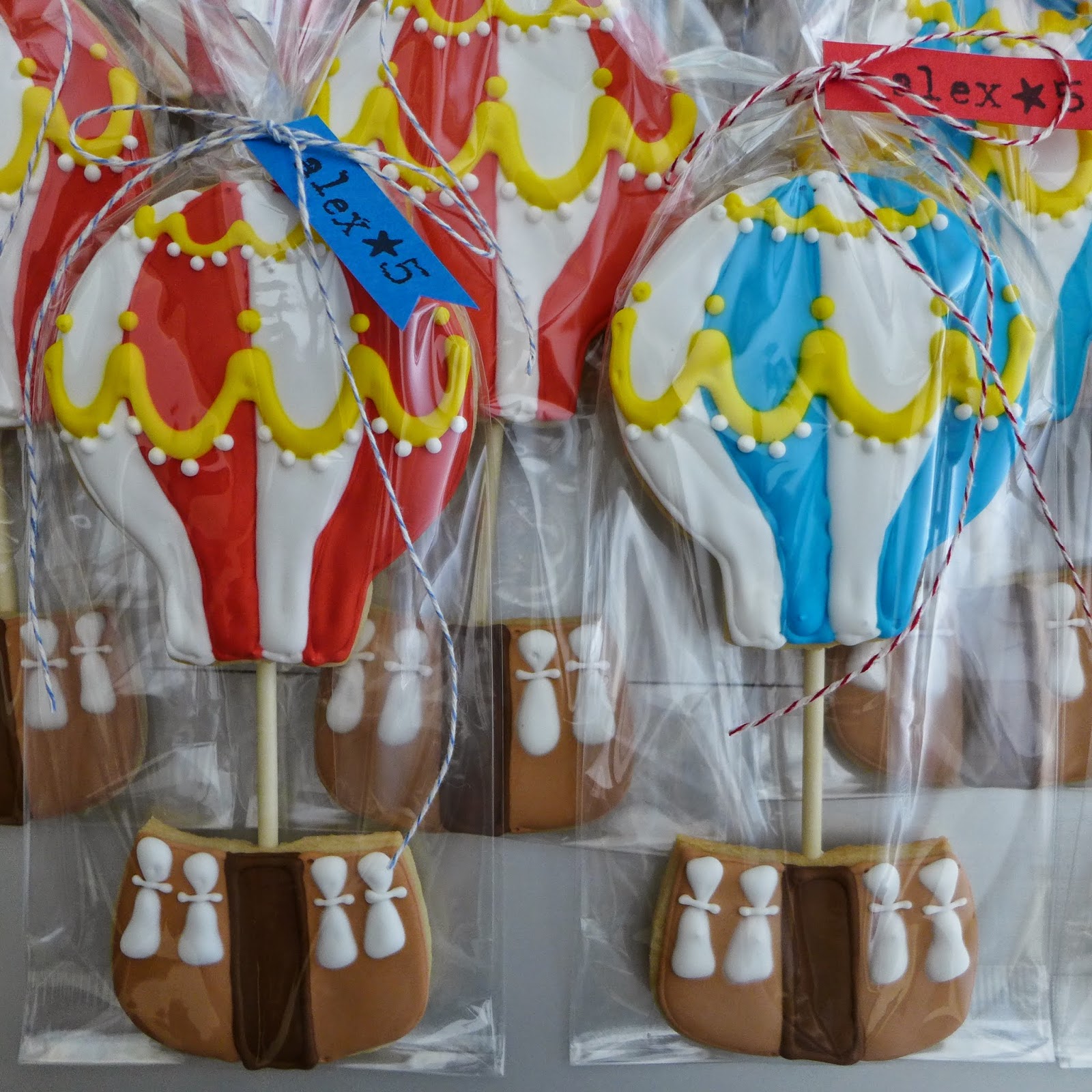 Dough and Batter: hot air balloon shaped cookies