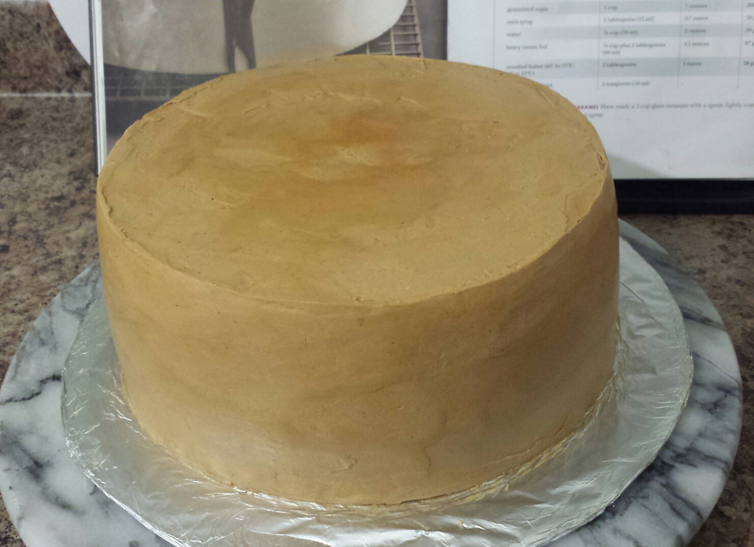 Simply Delicious: The Chocolate Floro Elegance with Caramel Buttercream