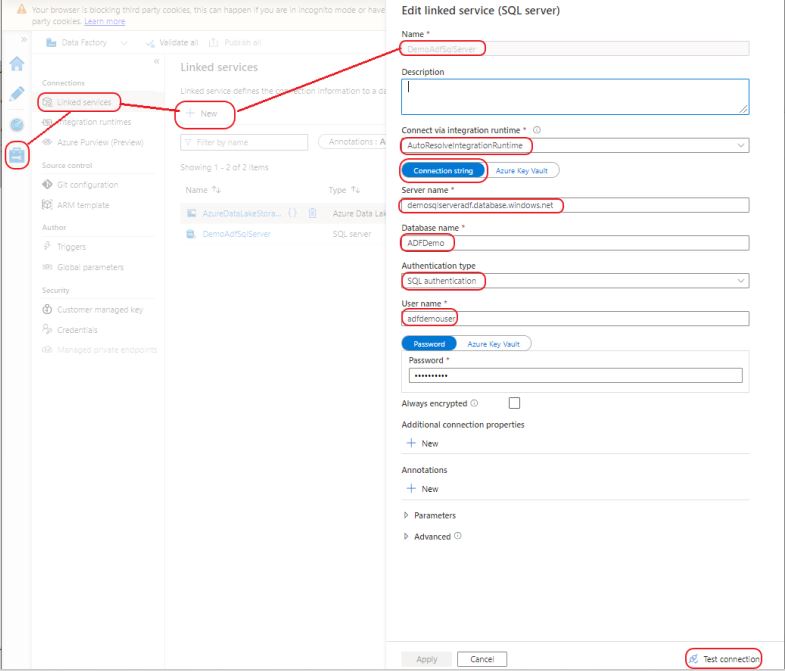 Getting started with ADF - Creating and Loading data in parquet file ...