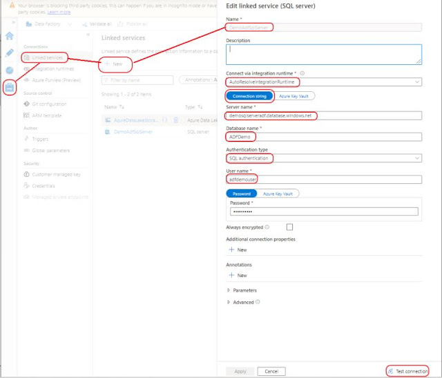 Getting Started With Adf Creating And Loading Data In Parquet File From Sql Tables Dynamically