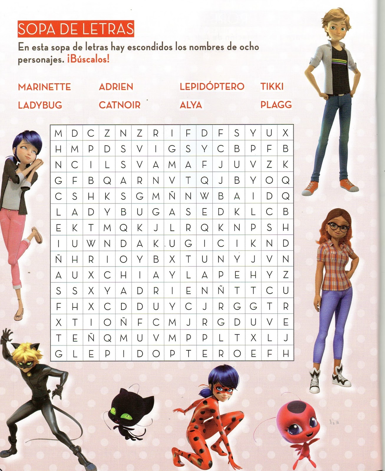 Actividades para la animación lectora: Caprichosa: las aventuras de Ladybug
