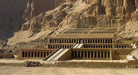 Templo funerario de la reina Hatshepsut (Djeser-Djeseru) ~ Arquitectura ...