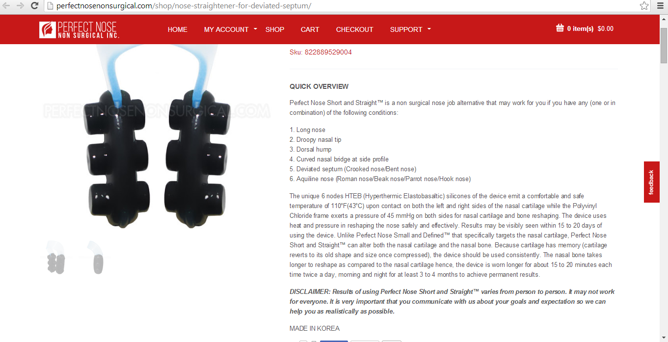 Perfect Nose Nose Straightener Review