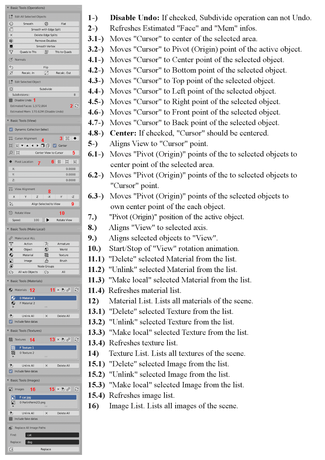 Blender Add-on - BASIC TOOLS 1.0.7 - Hikmet Koyuncu Productions