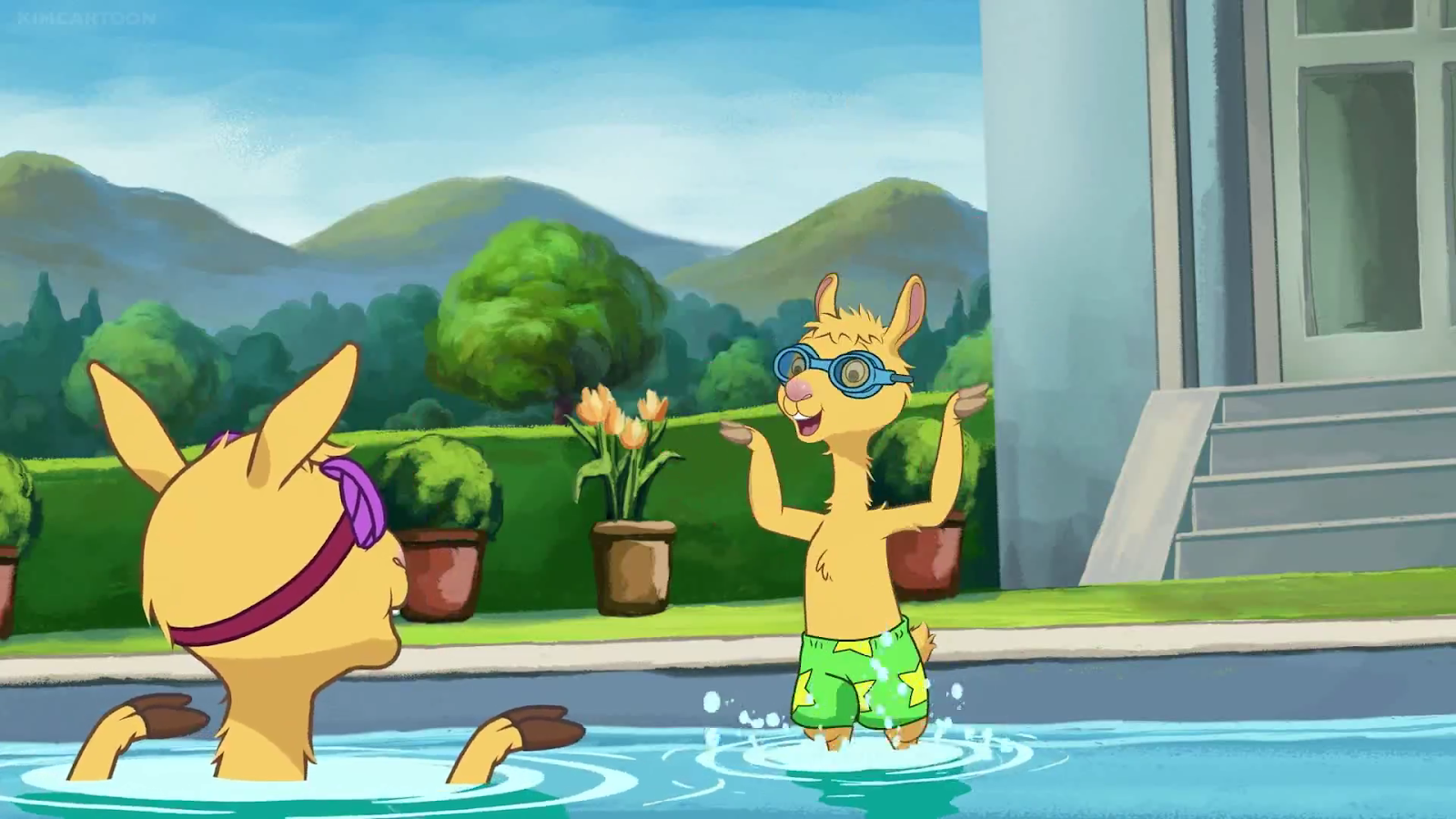 Shirtless Drawn Cartoon Boys & Men: Llama & Grandpa Llama, Billy Goat ...