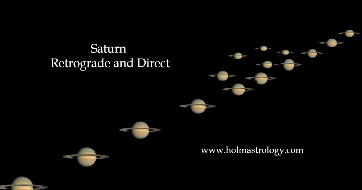 Holm Astrology: SATURN IN RETROGRADE AND DIRECT MOTION
