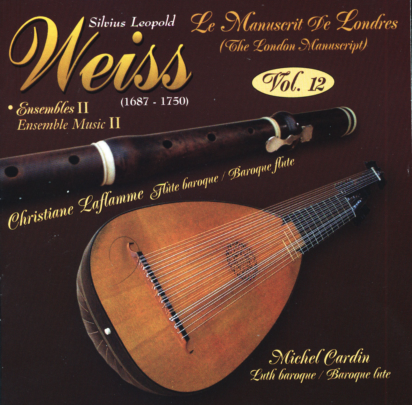 Weiss - Le Manuscrit de Londres (Michel Cardin - Lute) Vol. 12