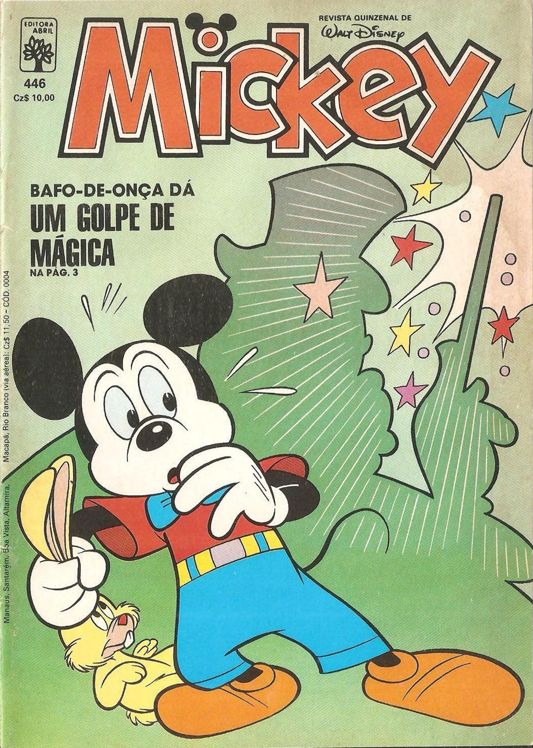 PR - GIBIS "Antigos": Mickey - Nº 446 - Junho 1987 - Ed. Abril