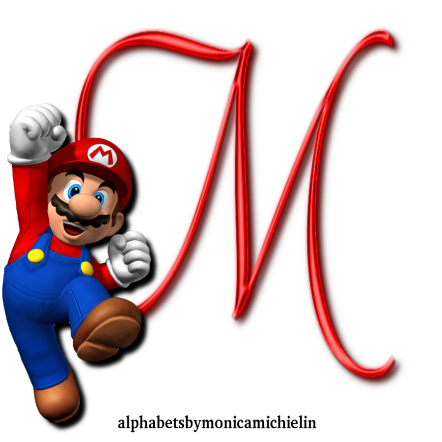 M. Michielin Alphabets: RED SUPERMARIO BROS ALPHABET PNG, #supermario ...