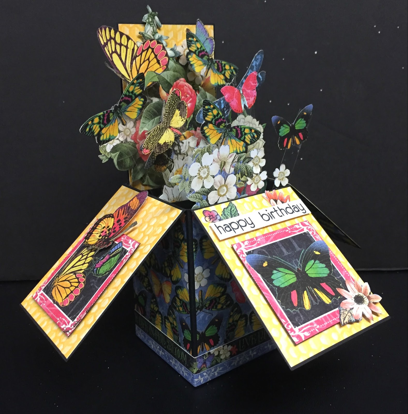 Card Class With Graphic 45's "Flutter" Collection | Aspiring to Creativity