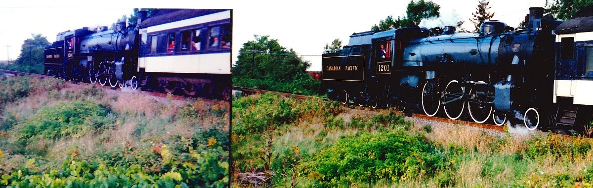 Trackside Treasure: CPR 1201 at Brockville, 1990