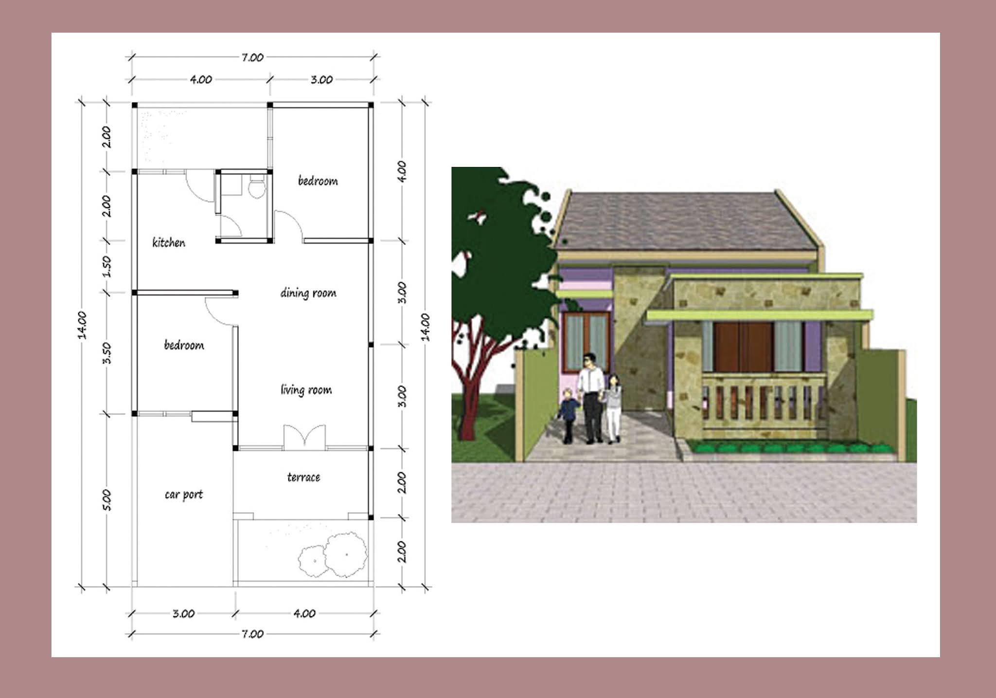 HOUSE PLANS FOR YOU HOUSE PLAN OF 70 SQUARE METERS
