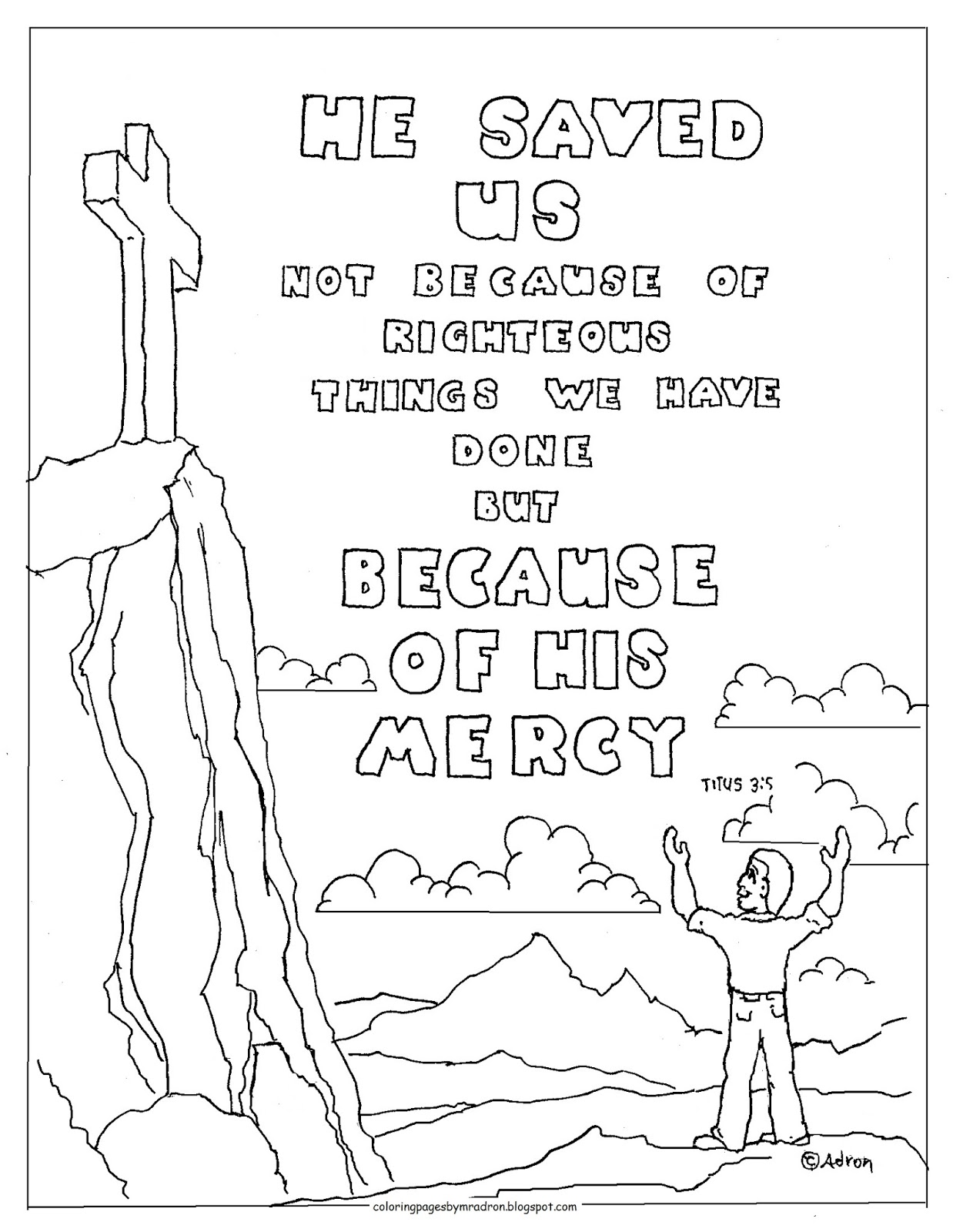 Coloring Pages for Kids by Mr. Adron: January 2016