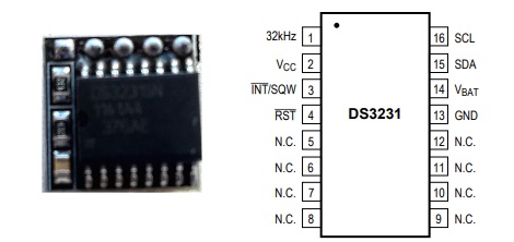 DQSoft: Relógio de Tempo Real: DS3231
