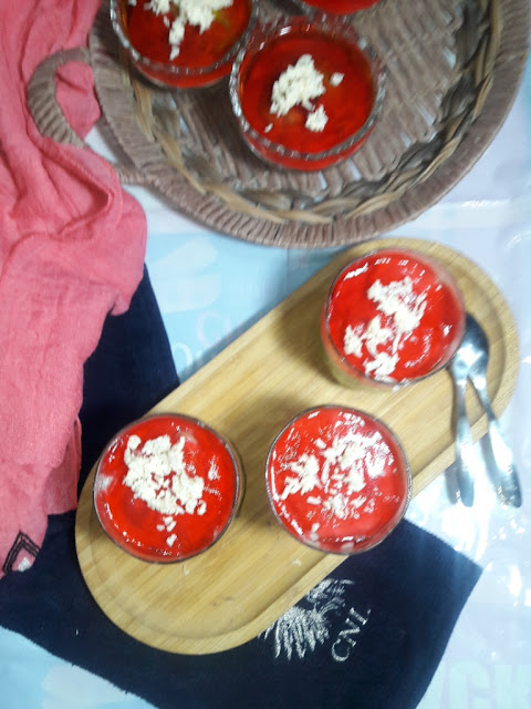 Jello Custard Dessert Recipe - Yummy Traditional